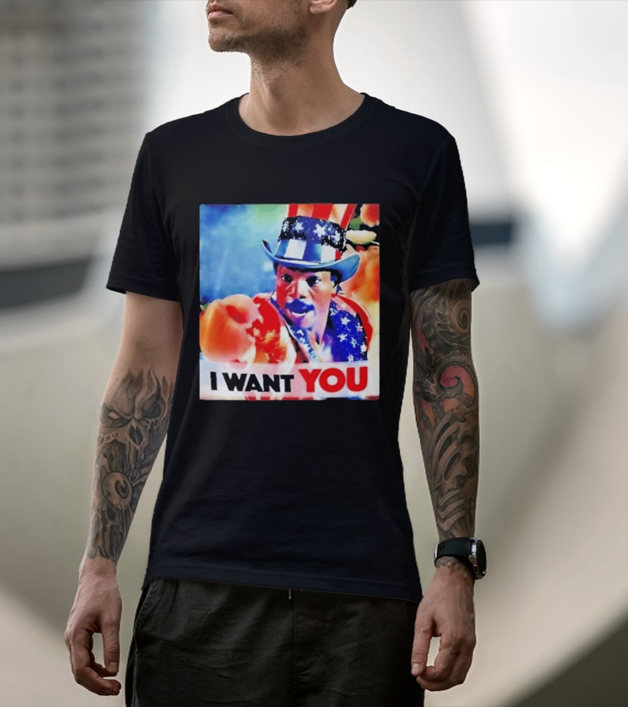 Apollo Creed I Want You Uncle Sam Rocky Meme T-Shirt