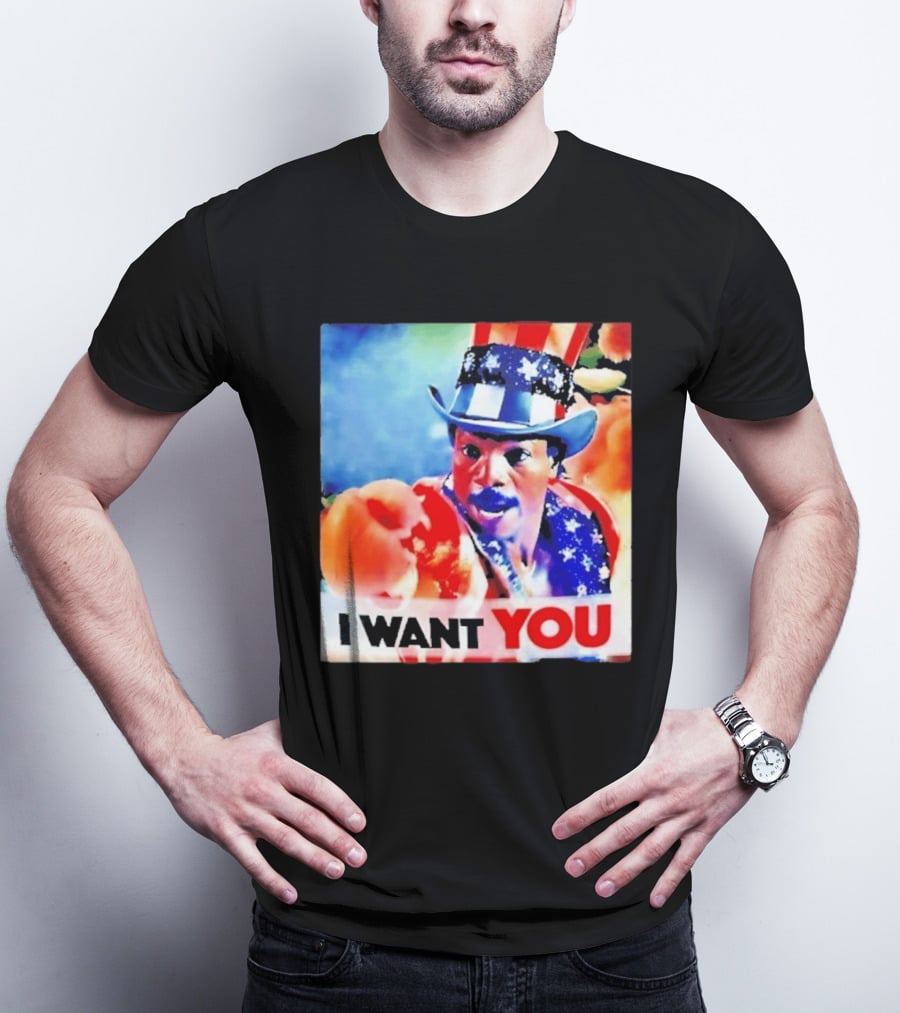 Apollo Creed I Want You Uncle Sam Rocky Meme T-Shirt