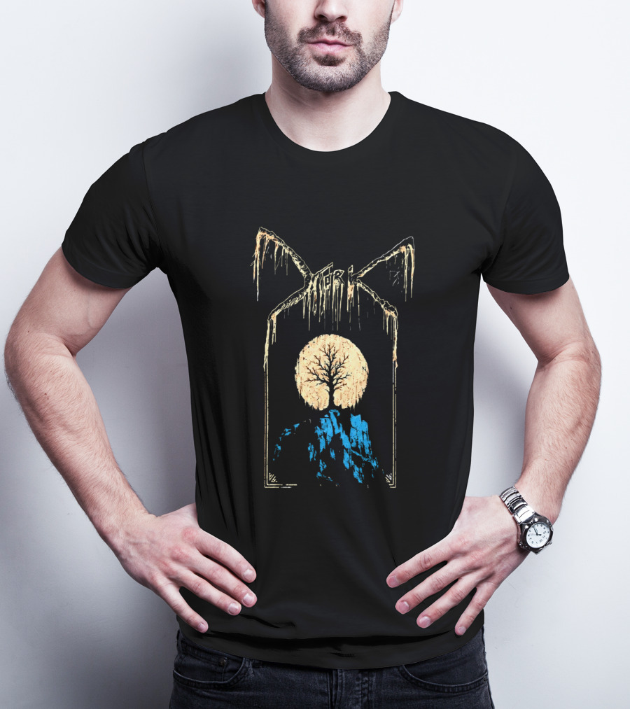 Mork European Tour 2026 Tree And Mountain T-Shirt