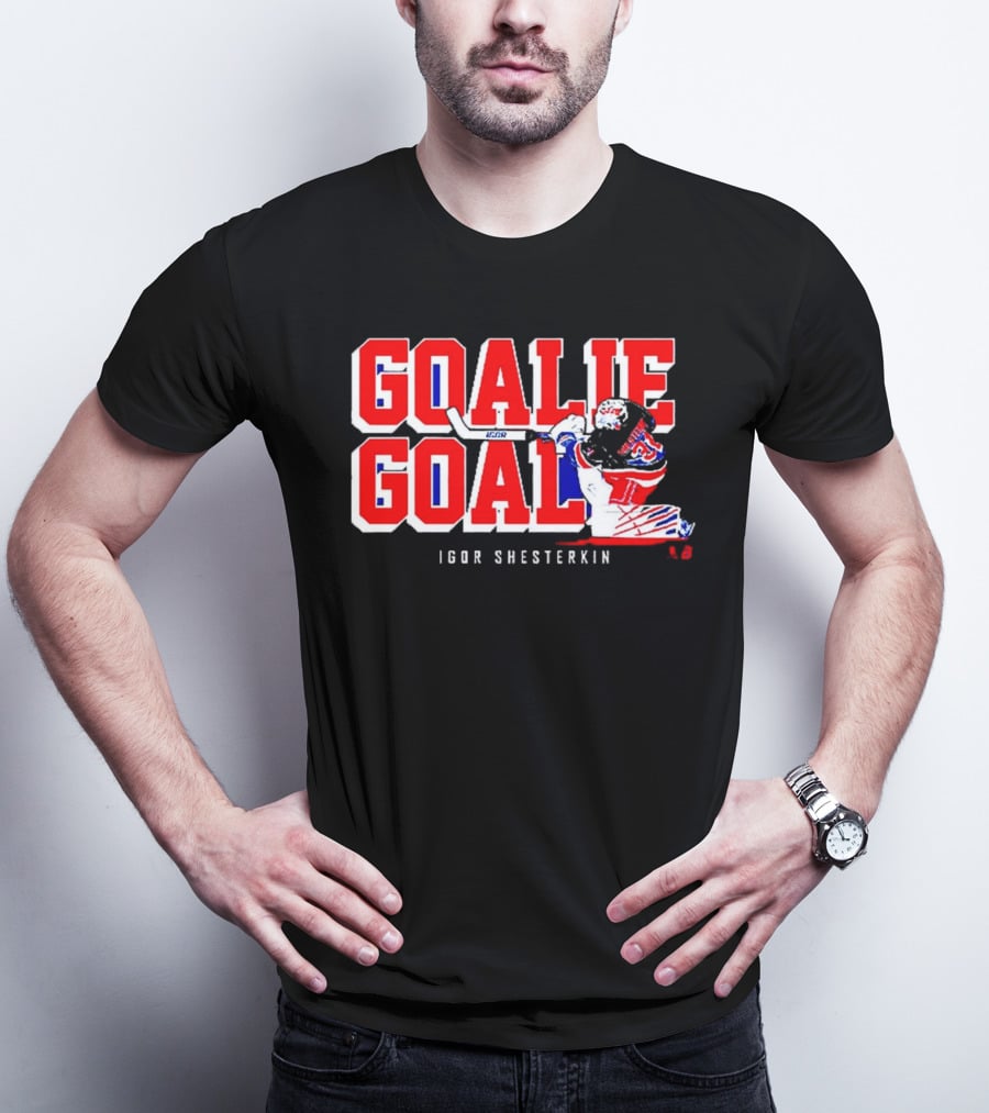 Goalie Goal Igor Shesterkin New York 31 T-Shirt