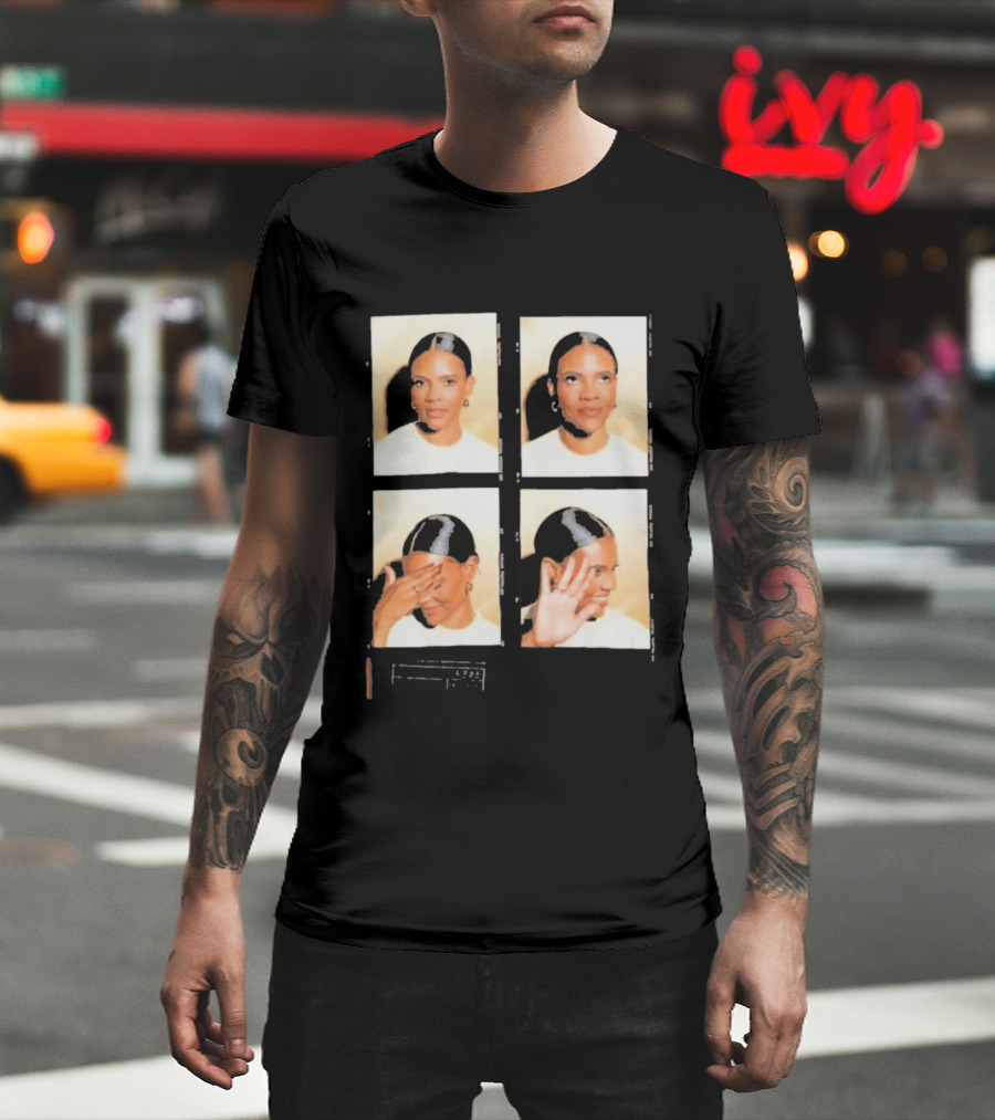 Strike A Pose Four Panel Expressions T-Shirt