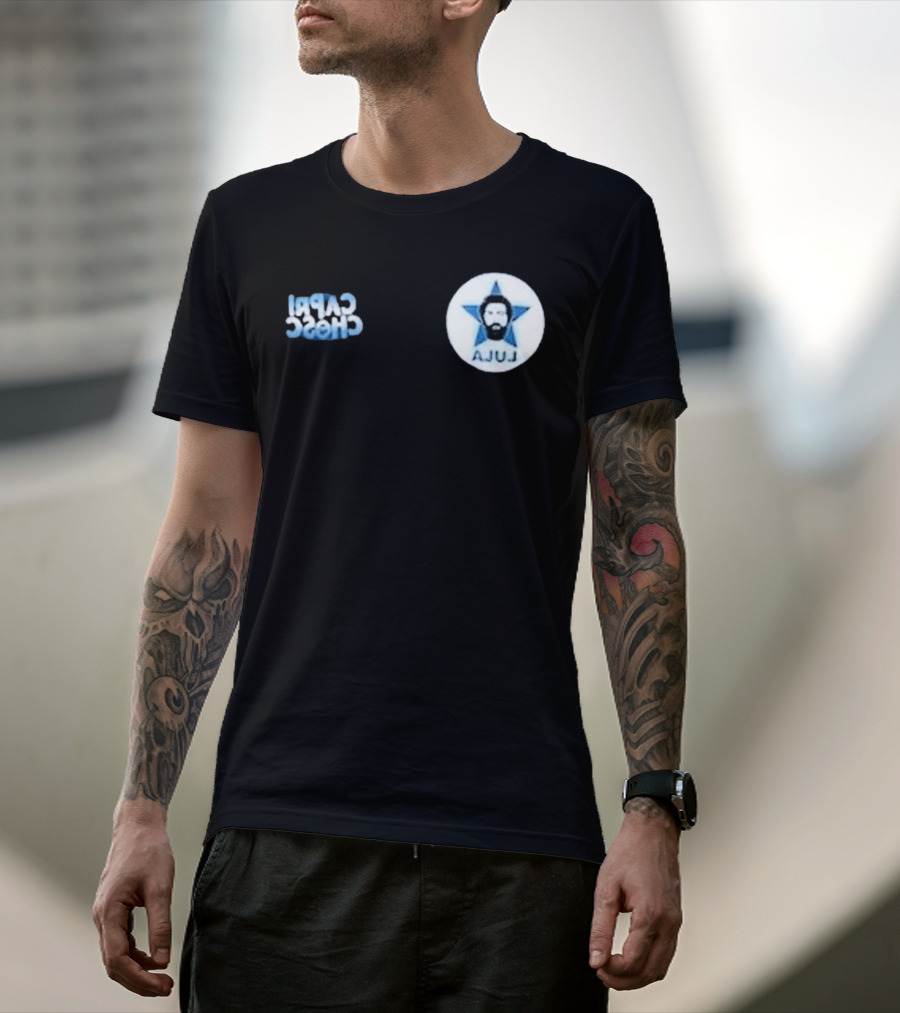 Lula Star Navy Capiroto Chefe Brazil President T-Shirt