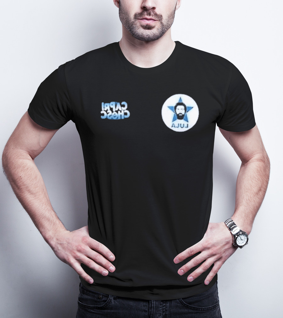 Lula Star Navy Capiroto Chefe Brazil President T-Shirt