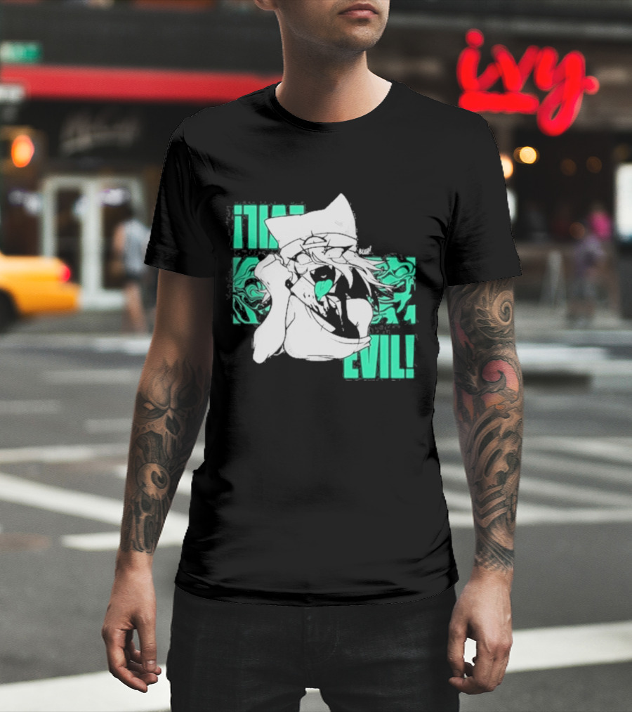 Issbrokie Neon Glow EVIL! Mysterious Aura Transformation T-Shirt