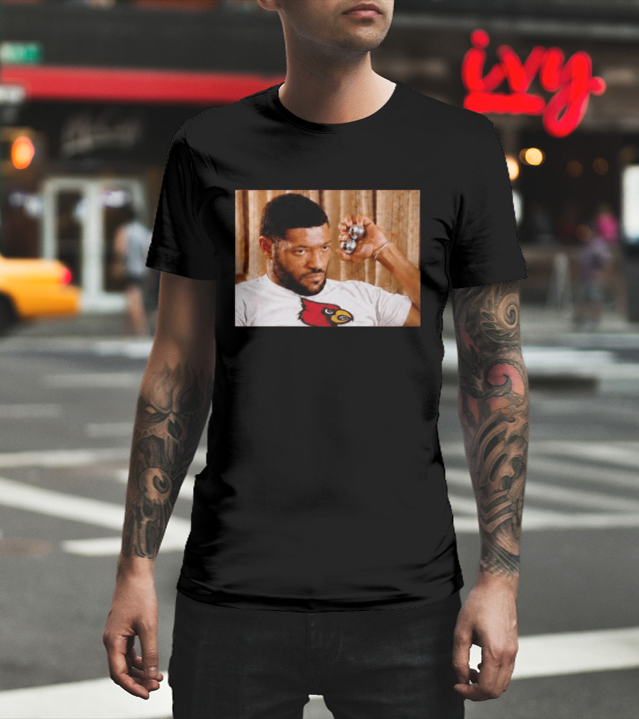 Laurence Fishburne Louisville Cardinals Mood Team Spirit T-Shirt
