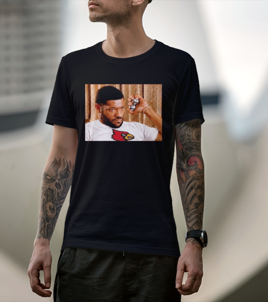 Laurence Fishburne Louisville Cardinals Mood Team Spirit T-Shirt