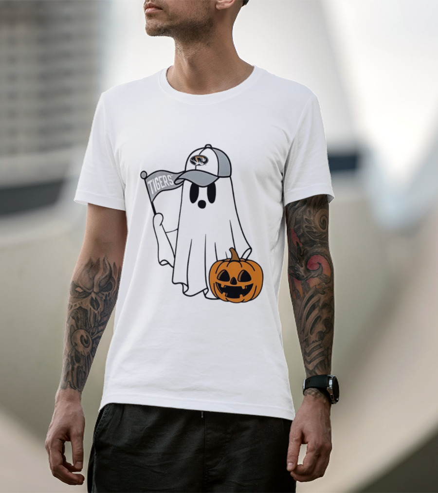 Missouri Tigers Halloween Ghost Pumpkin 2026 T-Shirt