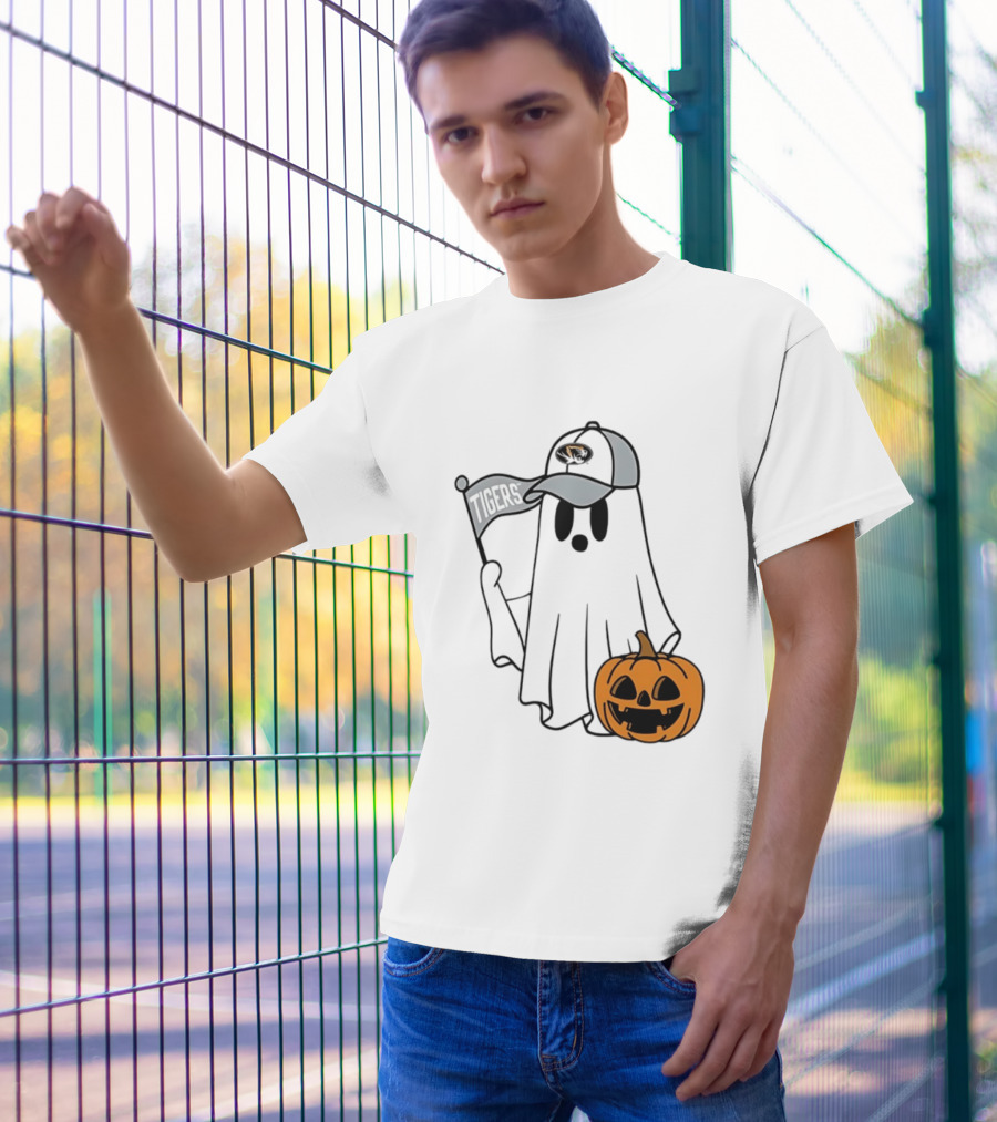 Missouri Tigers Halloween Ghost Pumpkin 2026 T-Shirt