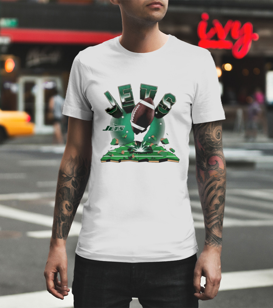 New York Jets Football Explode 2026 Clubhouse T-Shirt