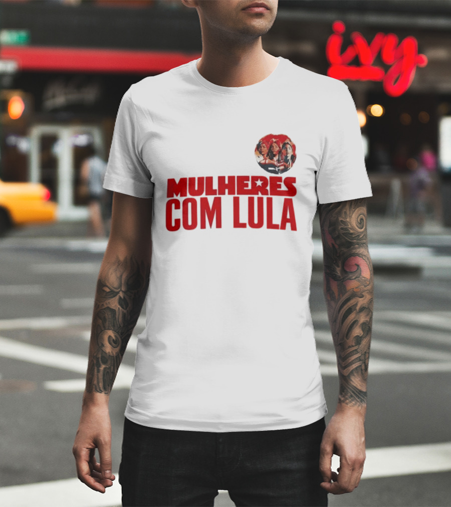 Mulheres Com Lula Olívia Santana T-Shirt