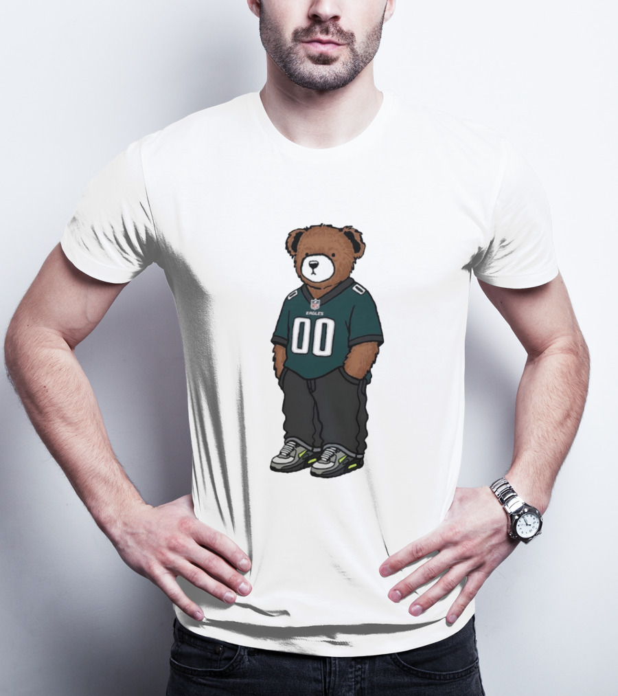 Philadelphia Eagles Teddy Bear London Games 2026 T-Shirt