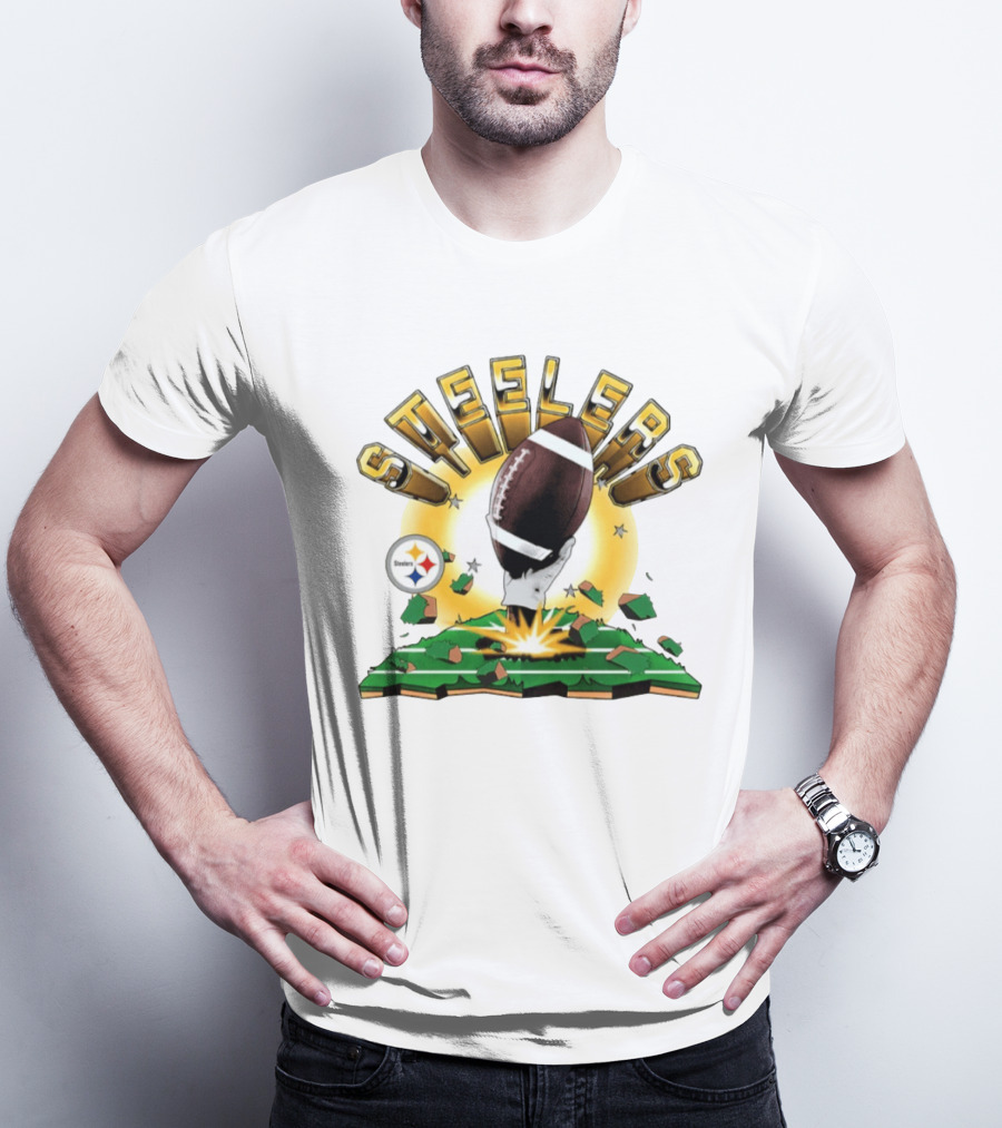 Pittsburgh Steelers Explode Football Clubhouse 2026 T-Shirt