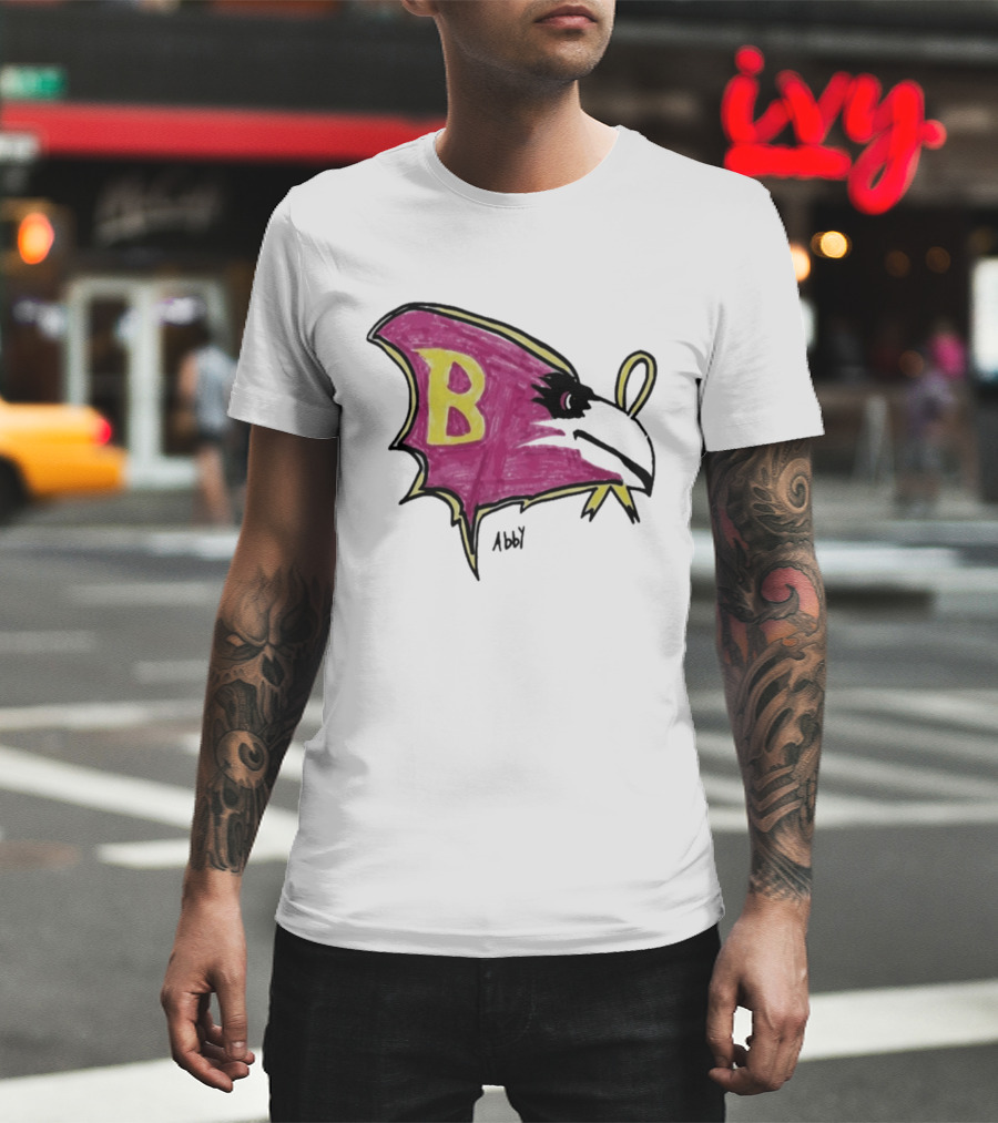 Ravens B Logo Child Drawing By Abiy T-Shirt