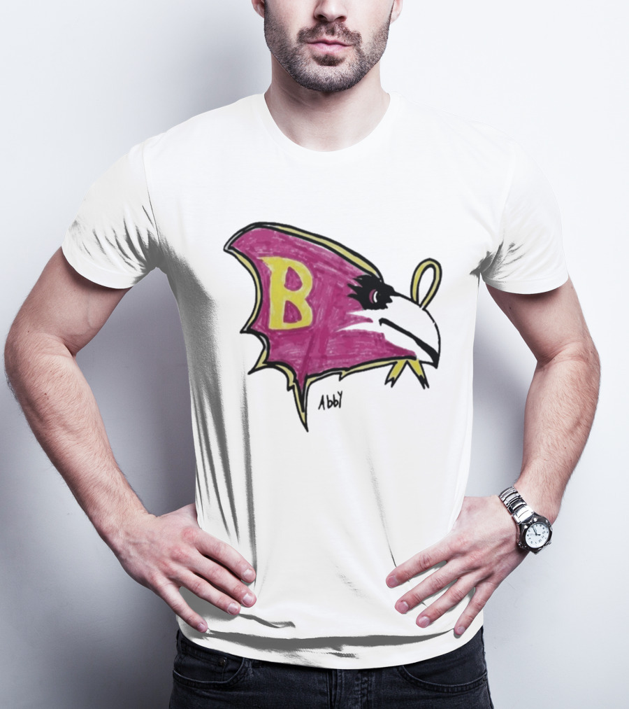 Ravens B Logo Child Drawing By Abiy T-Shirt