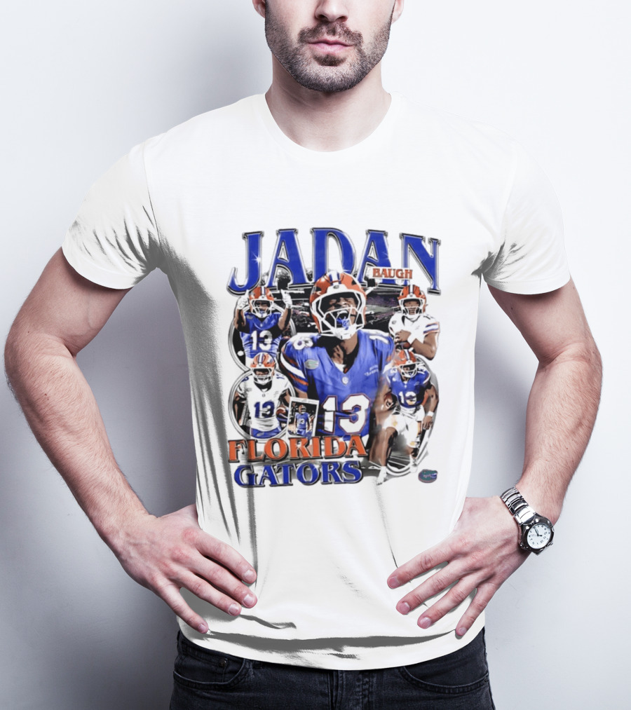 Jadan Baugh Florida Gators 2026 NCAA Football 90s Bootleg T-Shirt
