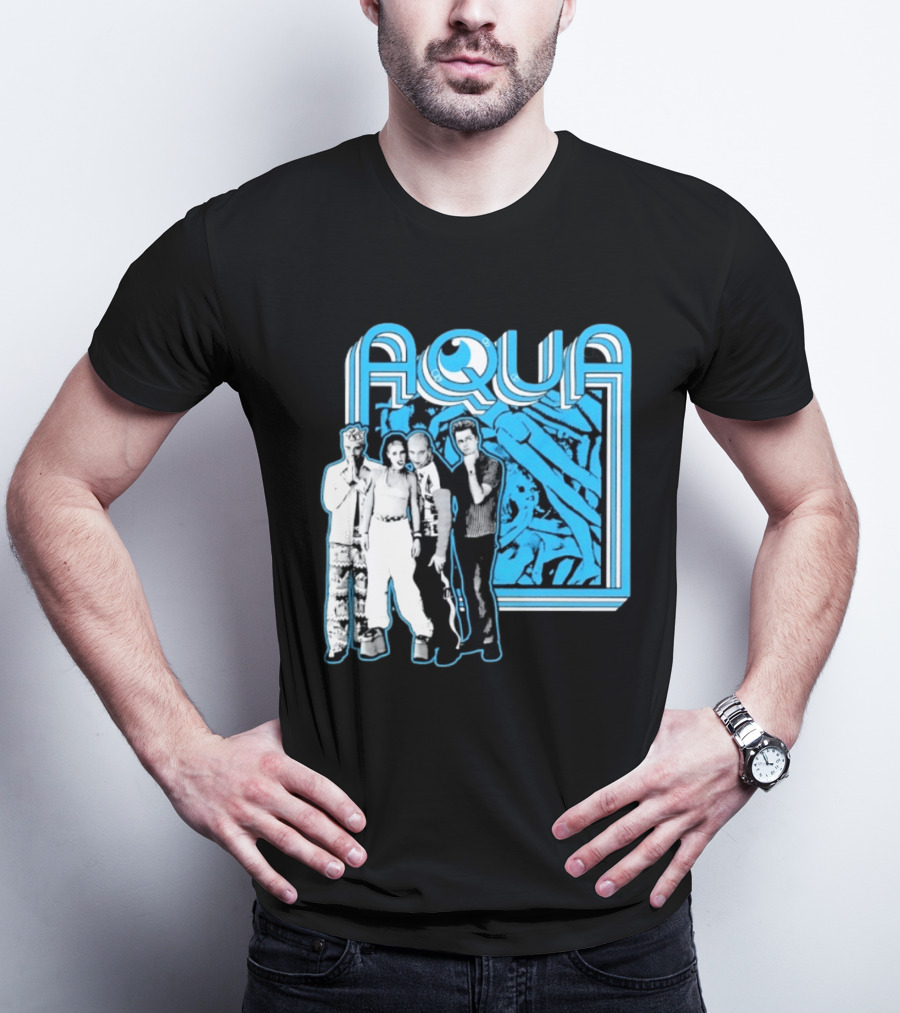 Aqua Band Members Barbie Girl 90s Pop Music Nostalgia T-Shirt