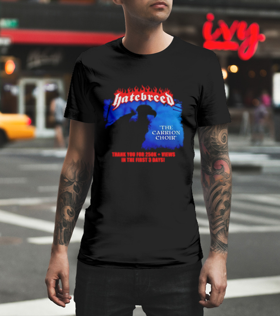 Hatebreed The Carrion Choir Metal Hardcore Album T-Shirt