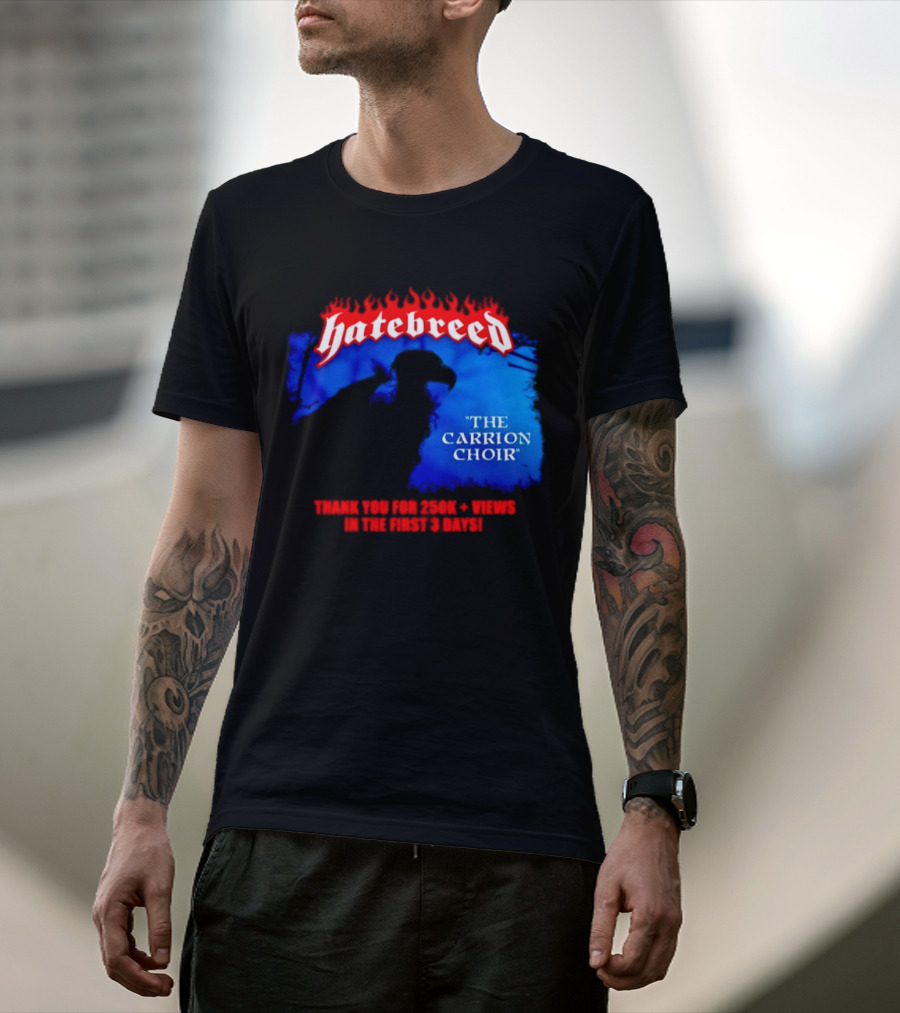 Hatebreed The Carrion Choir Metal Hardcore Album T-Shirt