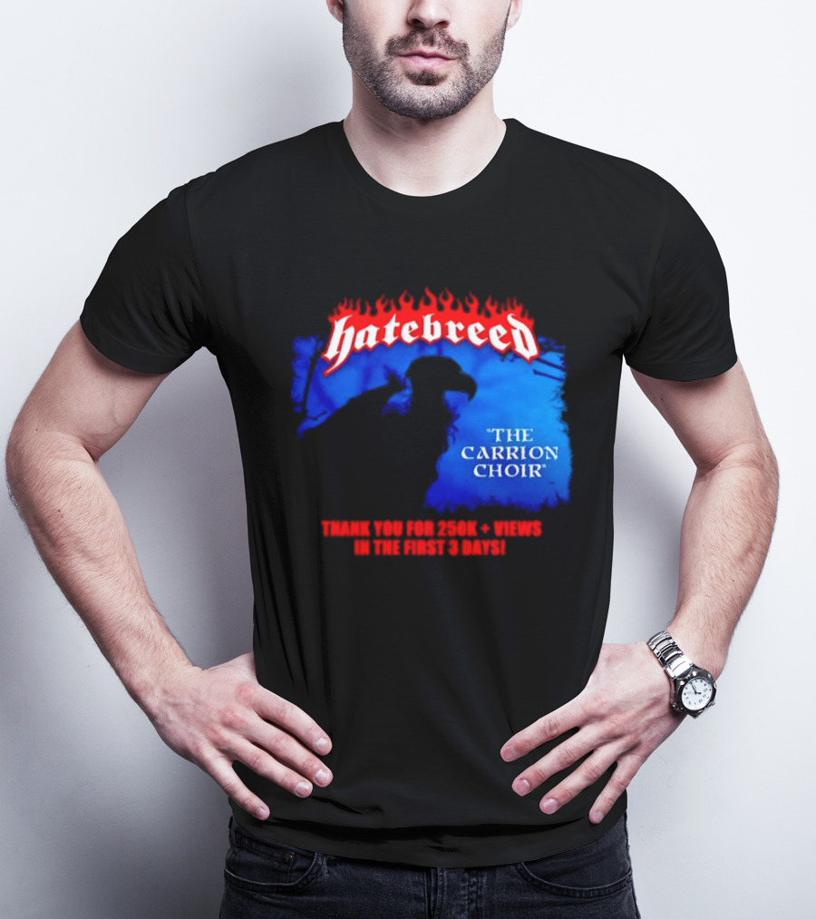 Hatebreed The Carrion Choir Metal Hardcore Album T-Shirt