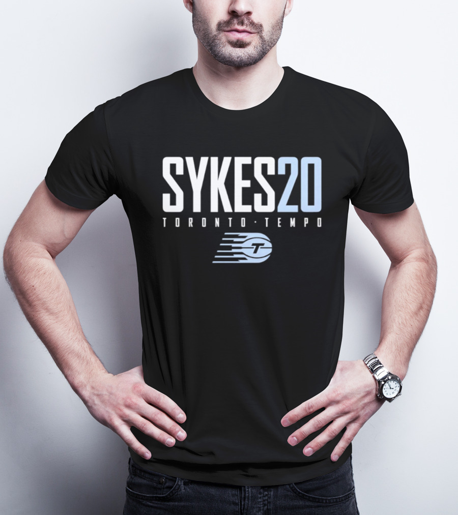Sykes 20 Toronto Tempo WNBA T-Shirt