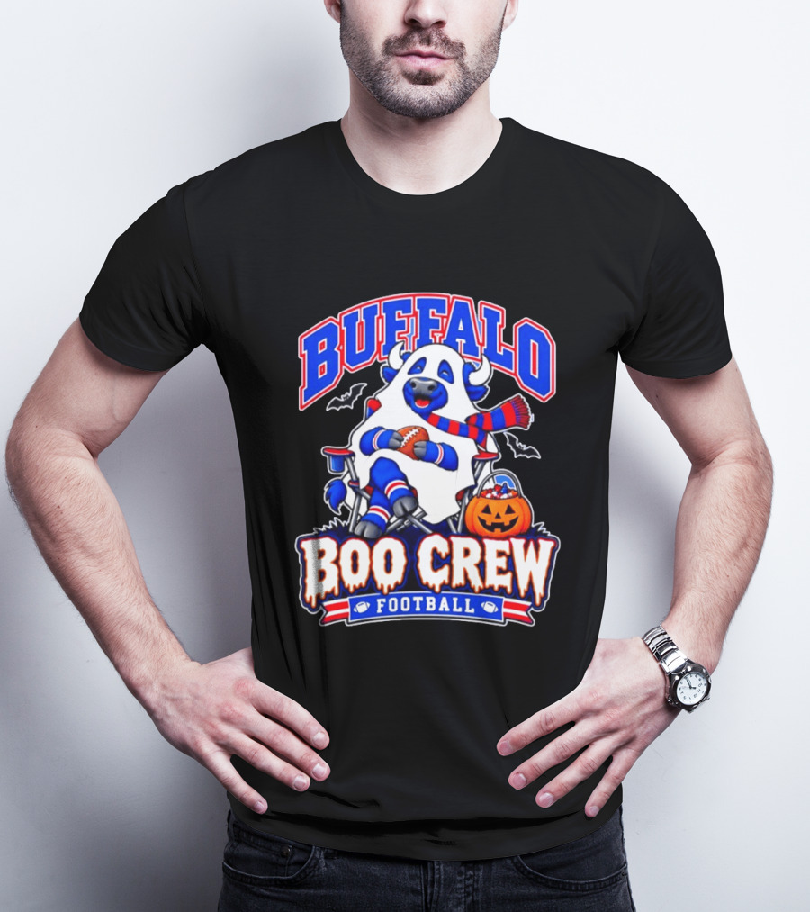 Buffalo Bills Boo Crew Halloween Football 2026 T-Shirt