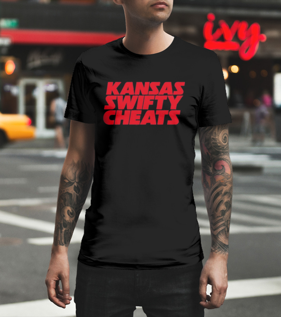 Kansas Swifty Cheats Bold Red T-Shirt
