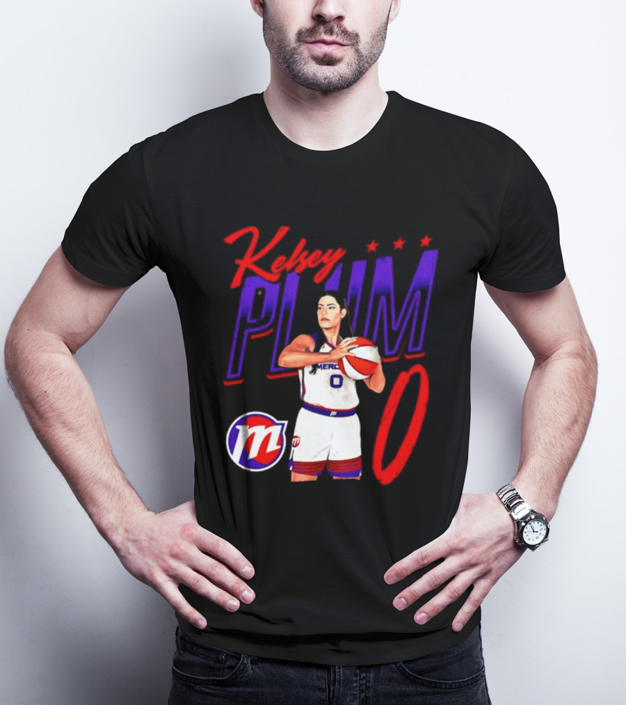 Kelsey Plum 0 Mercury WNBA Basketball Player T-Shirt
