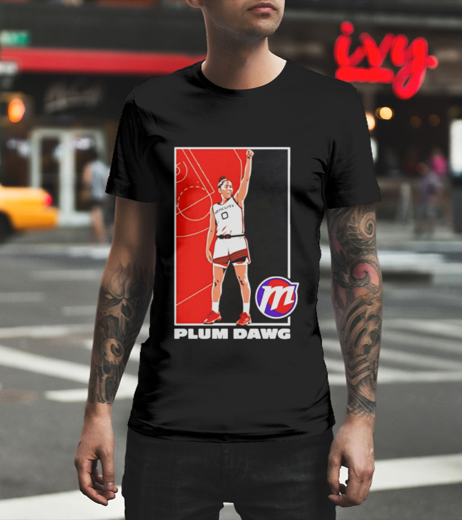 Kelsey Plum Phoenix Mercury 2026 WNBA Plum Dawg T-Shirt