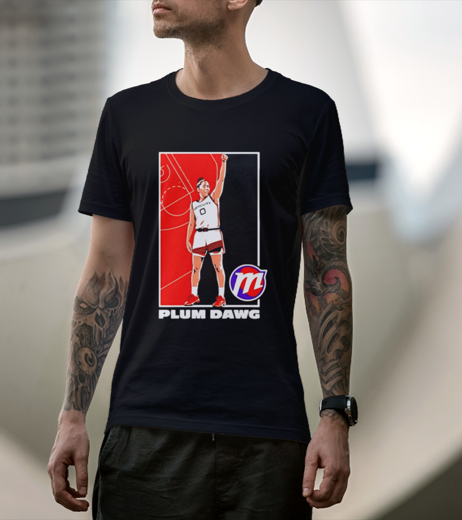 Kelsey Plum Phoenix Mercury 2026 WNBA Plum Dawg T-Shirt