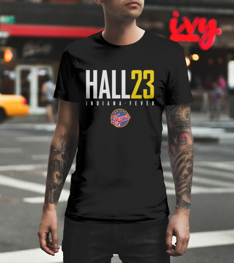 Indiana Fever Lexie Hall 23 WNBA Team Fan Gear T-Shirt