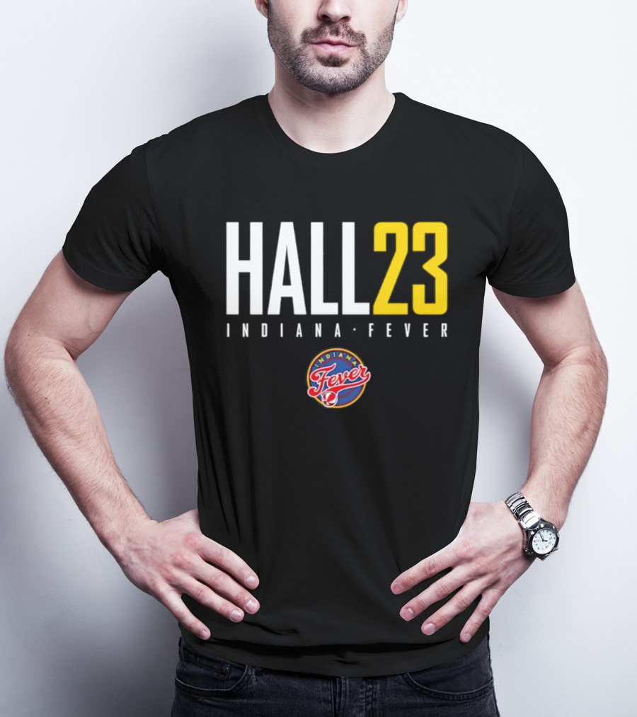 Indiana Fever Lexie Hall 23 WNBA Team Fan Gear T-Shirt
