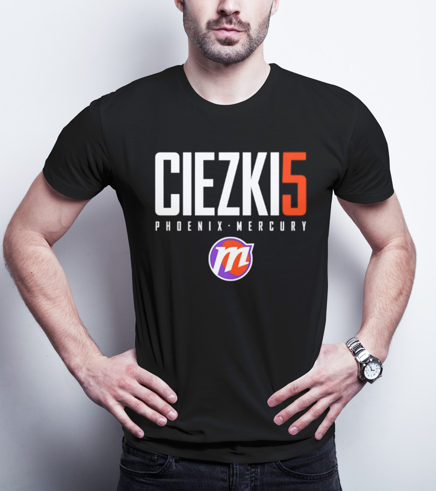 Ciezki 5 Phoenix Mercury WNBA M Basketball Fan T-Shirt