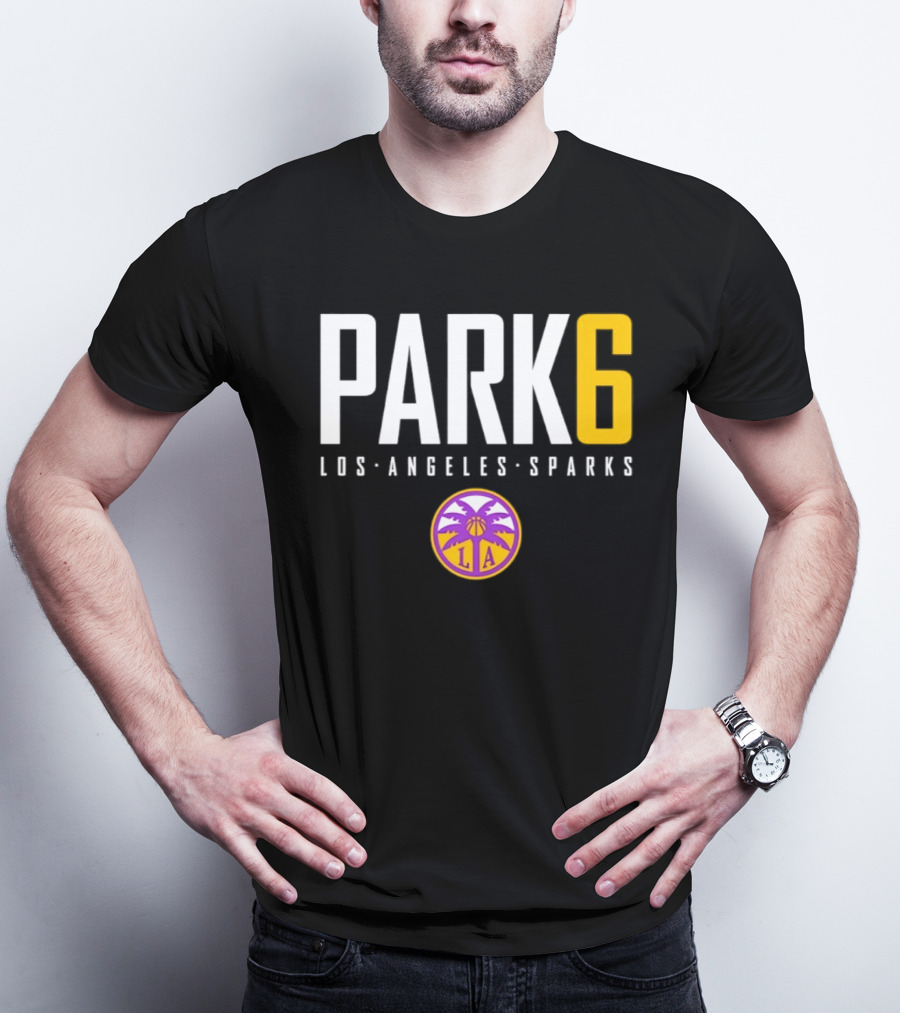 Park 6 Los Angeles Sparks WNBA Basketball T-Shirt