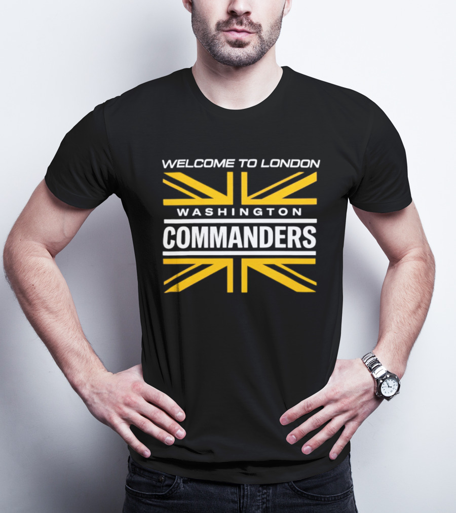 Welcome To London Washington Commanders Union Jack 2026 T-Shirt