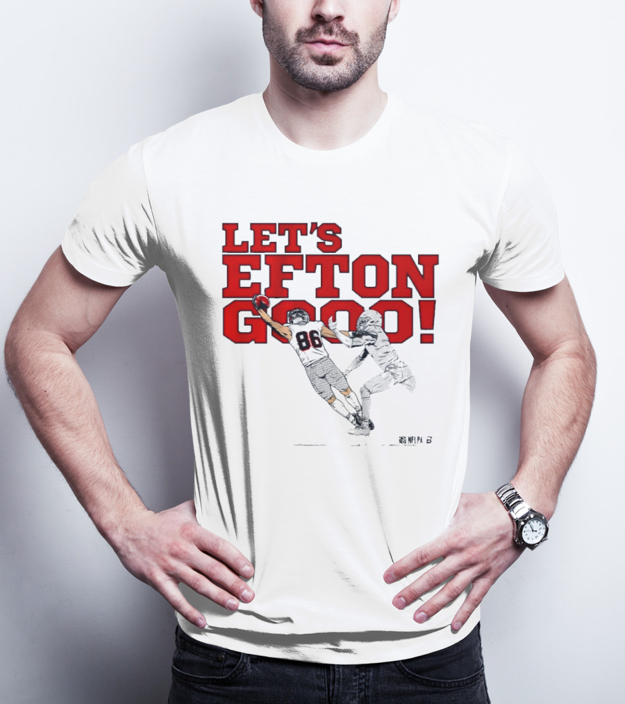 LET'S EFTON GO 88 Football Action Sports T-Shirt