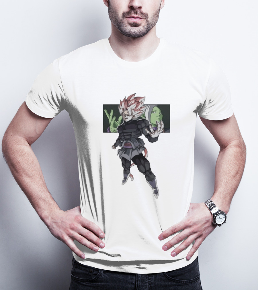 Goku Black Zamasu Fusion Dragon Ball Super Anime Villain Transformation T-Shirt