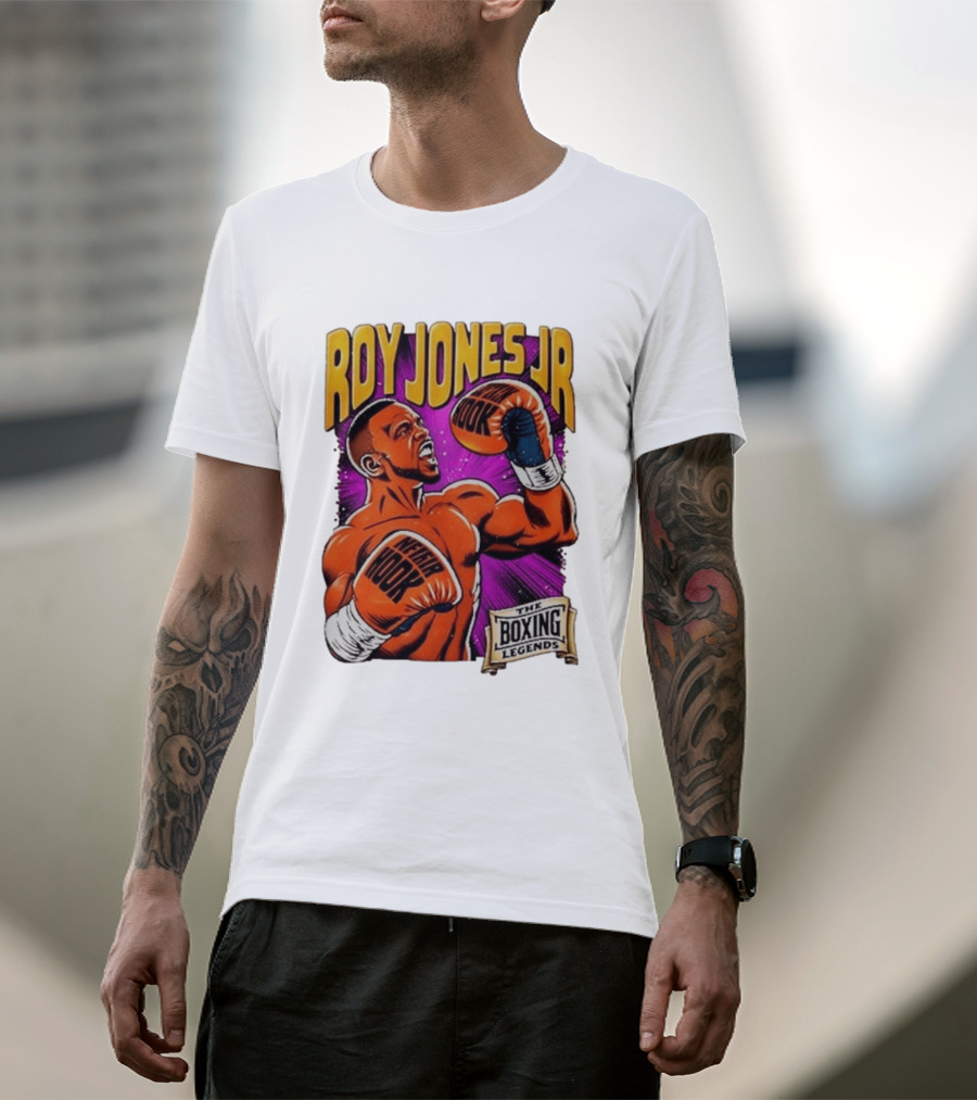 Roy Jones Jr Captain Hook Boxing Legends Wear Hook T-Shirt