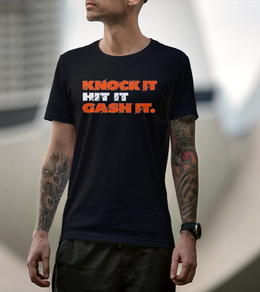 Chicago Bears Knock It Hit It Gash It T-Shirt