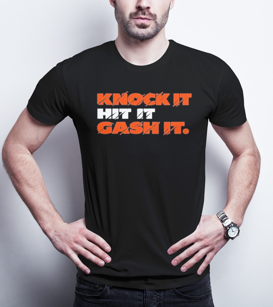 Chicago Bears Knock It Hit It Gash It T-Shirt