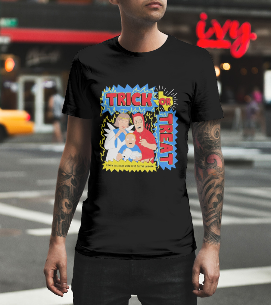 Trick Or Treat Hank Hill Halloween 2026 T-Shirt
