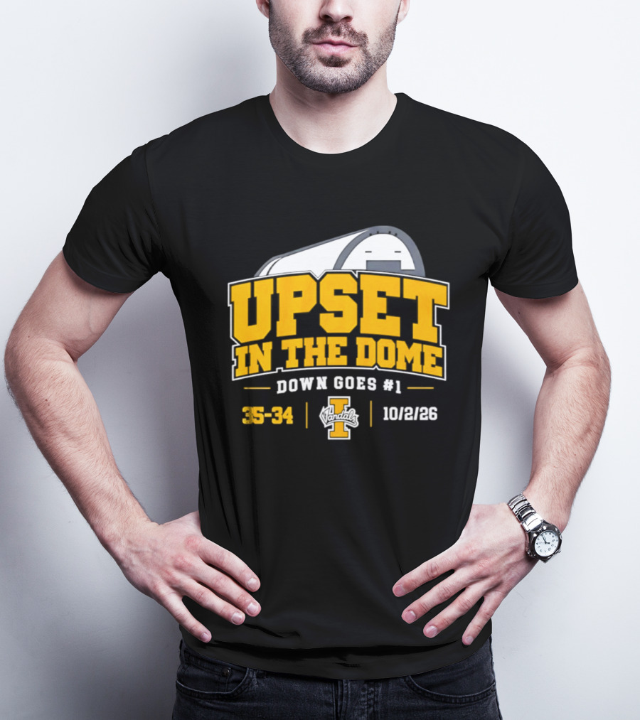 Idaho Vandals Upset In The Dome 35 34 Bown Goes #1 10/12/26 T-Shirt