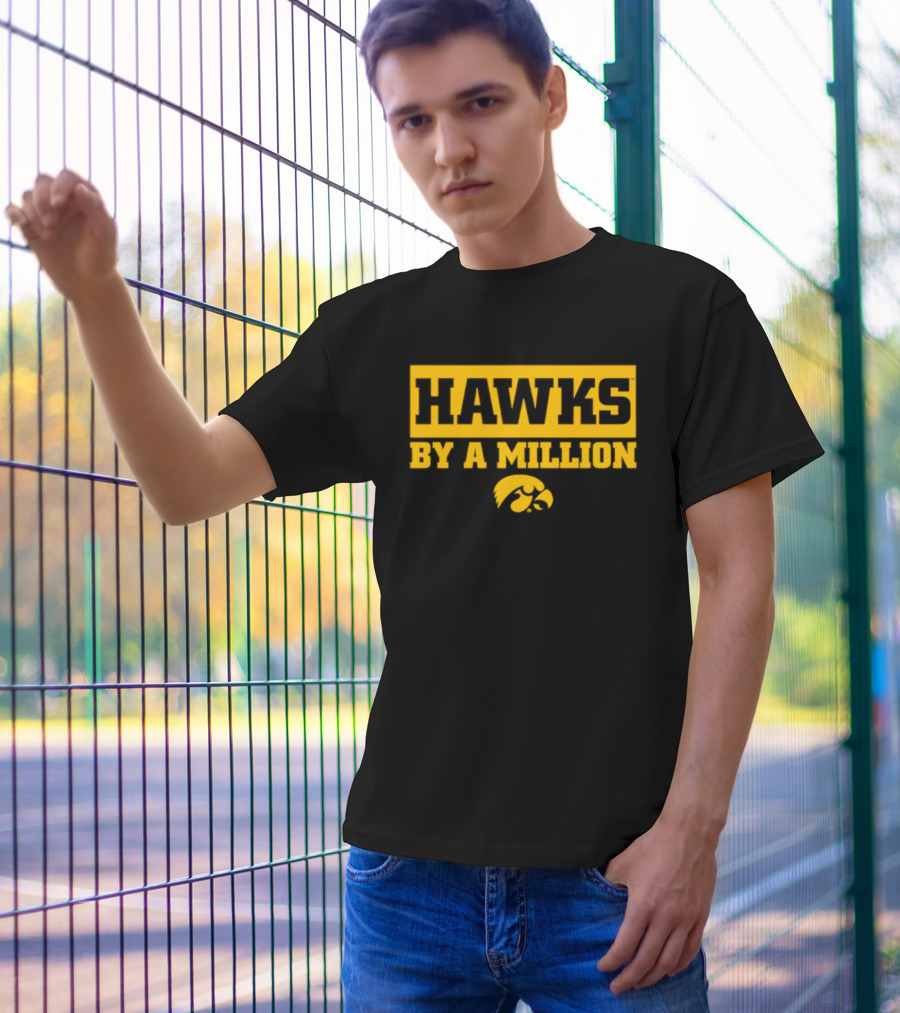Hawks By A Million Iowa Hawkeyes T-Shirt
