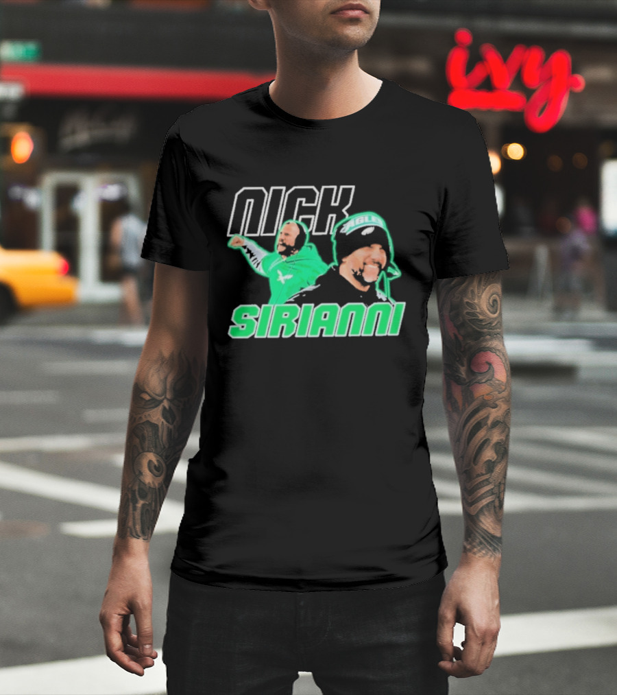 Nick Sirianni Philadelphia Eagles Kelly Green T-Shirt
