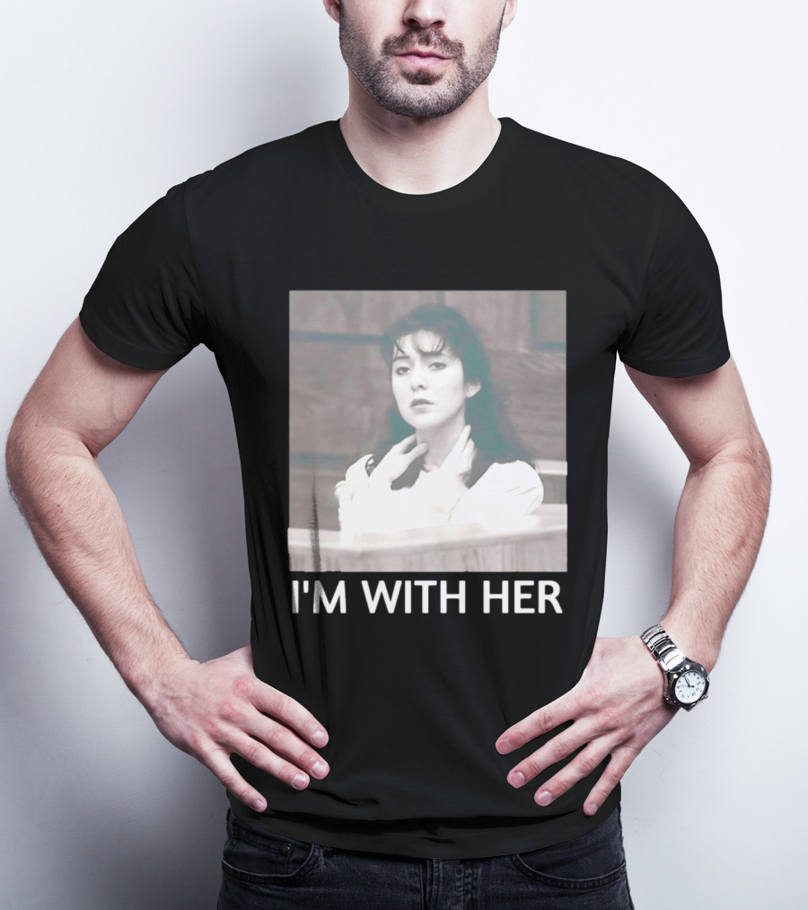 Lorena Bobbitt I'm With Her Courtroom Image T-Shirt