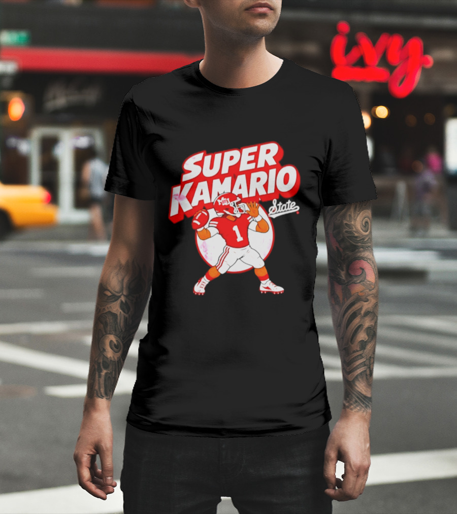 Super Kamario Mississippi State Bulldogs Football Player T-Shirt