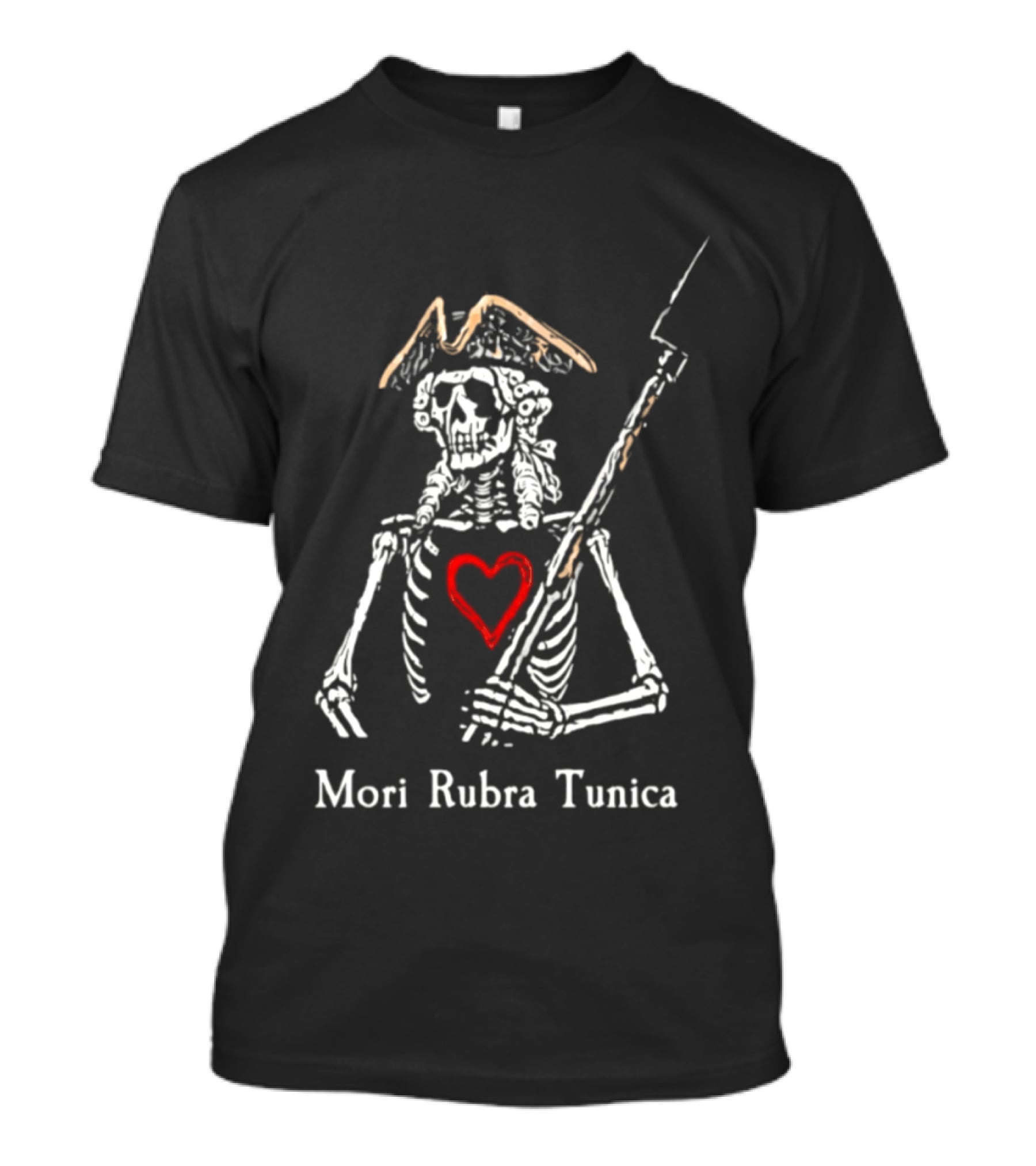 Mori Rubra Tunica Skeleton With Heart T-Shirt