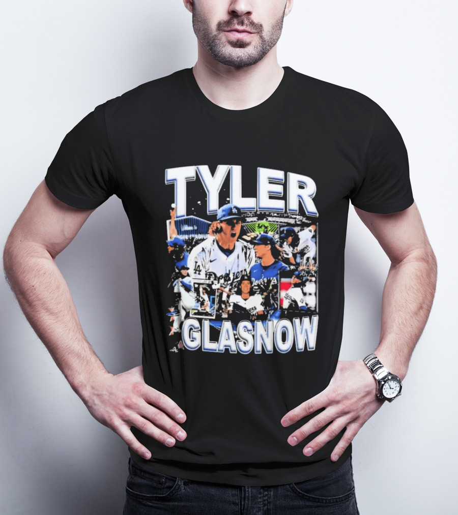 Tyler Glasnow Los Angeles Dodgers Baseball Team T-Shirt