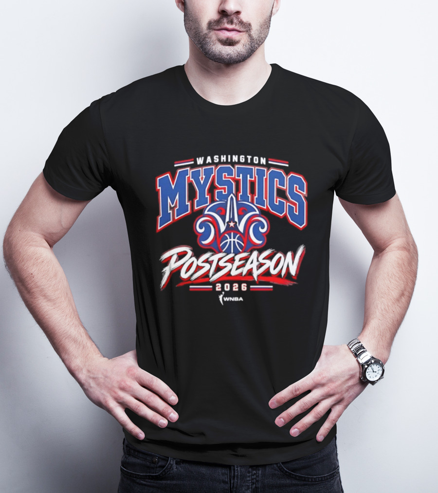 Washington Mystics WNBA Postseason 2026 Basketball Sports Team T-Shirt