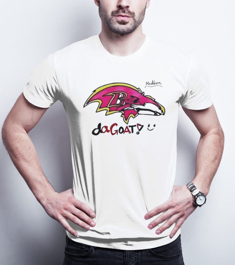 Baltimore Ravens Crucial Catch 2026 Young Heroes Fighting Cancer DaGOAT T-Shirt