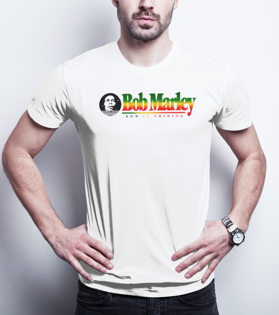 Bob Marley Sun Is Shining Reggae Rasta T-Shirt